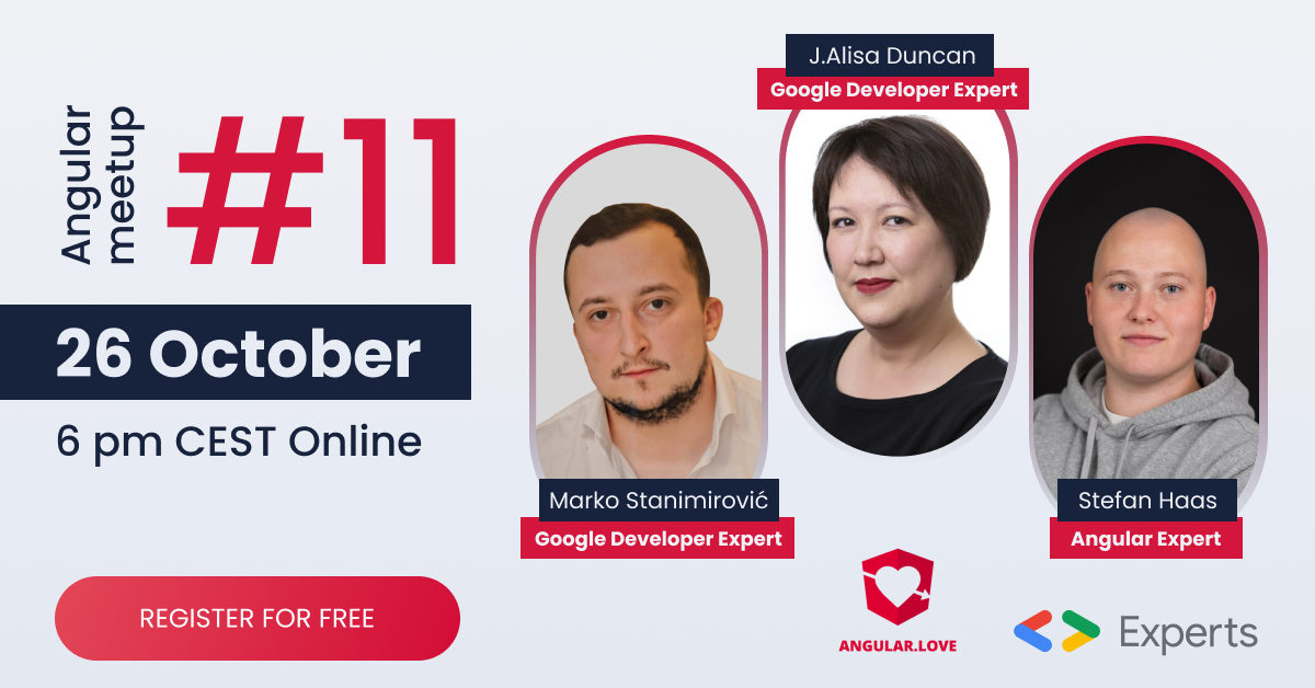 Angular.love meetup #11: Online on October 26, 2023