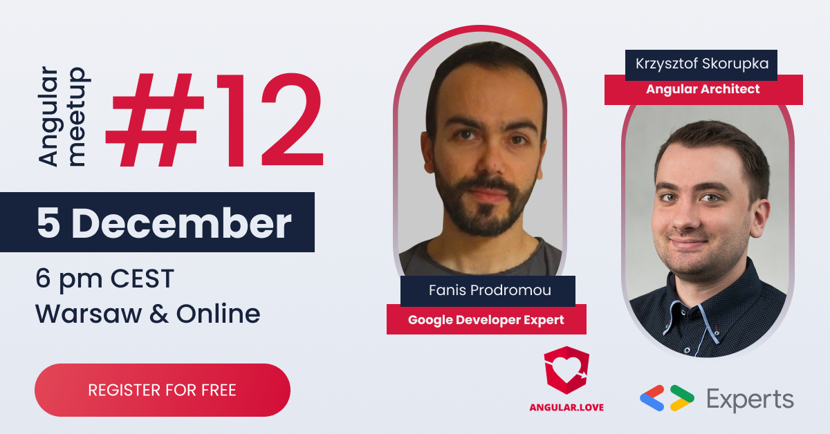 Angular.love meetup #12: Warsaw&Online on December 5, 2023